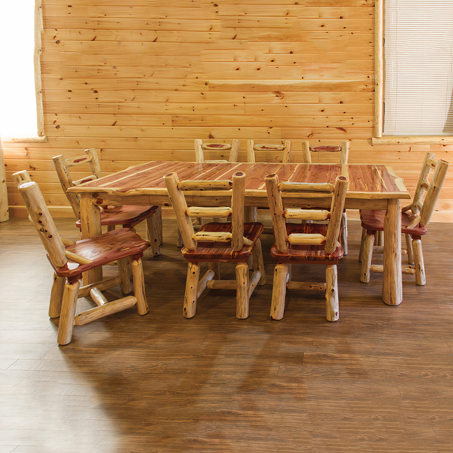 Log Chairs & Benches - Log Cabin Rustics