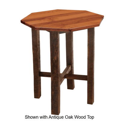 Reclaimed Wood Pub Tables - Log Cabin Rustics
